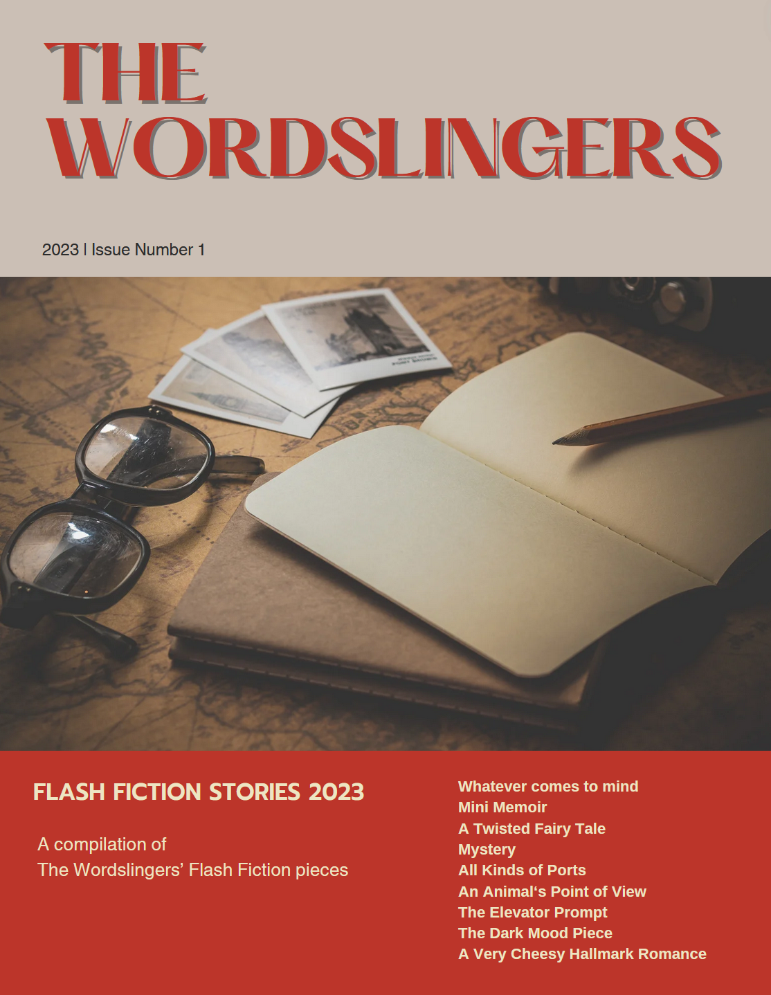 “The Wordslingers” Magazine – Flash Fiction Stories 2023 – Annerose Walz